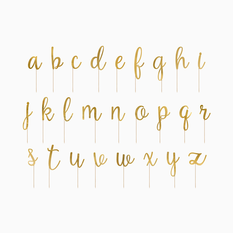 Topper cake with letters to customize – Oh Yeah! by Partylosophy