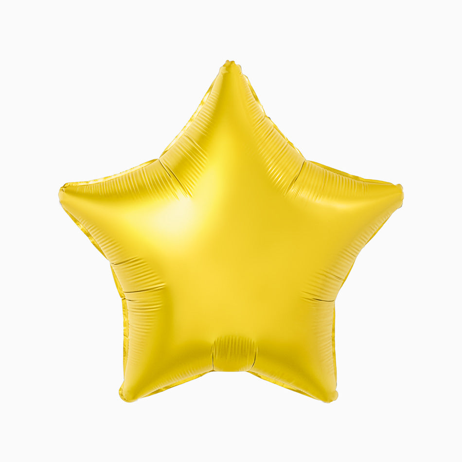 Globo Foil Estrella Mate 48cm Oro – Oh Yeah! by Partylosophy