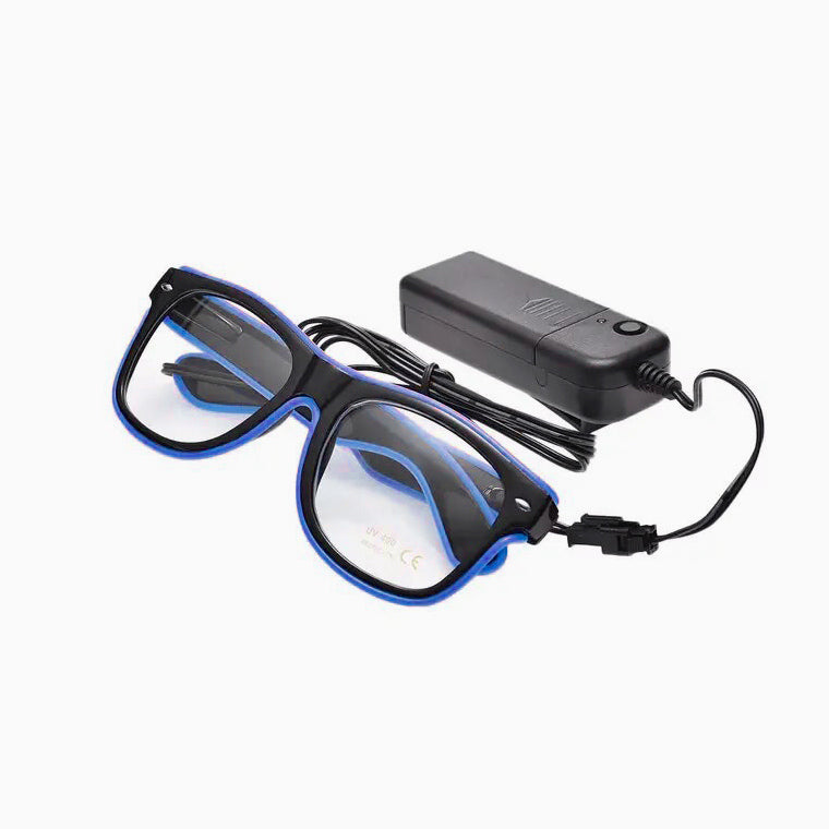 Gafas LED de Neón Azul para fiestas y eventos luminosos – Oh Yeah! by ...