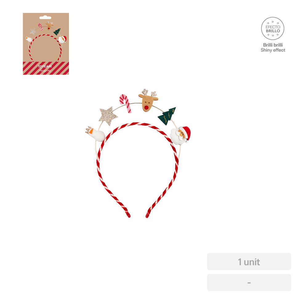 Diadema Navidad Figuras Navideñas (Caja 240 uds) – Oh Yeah! by Partylosophy