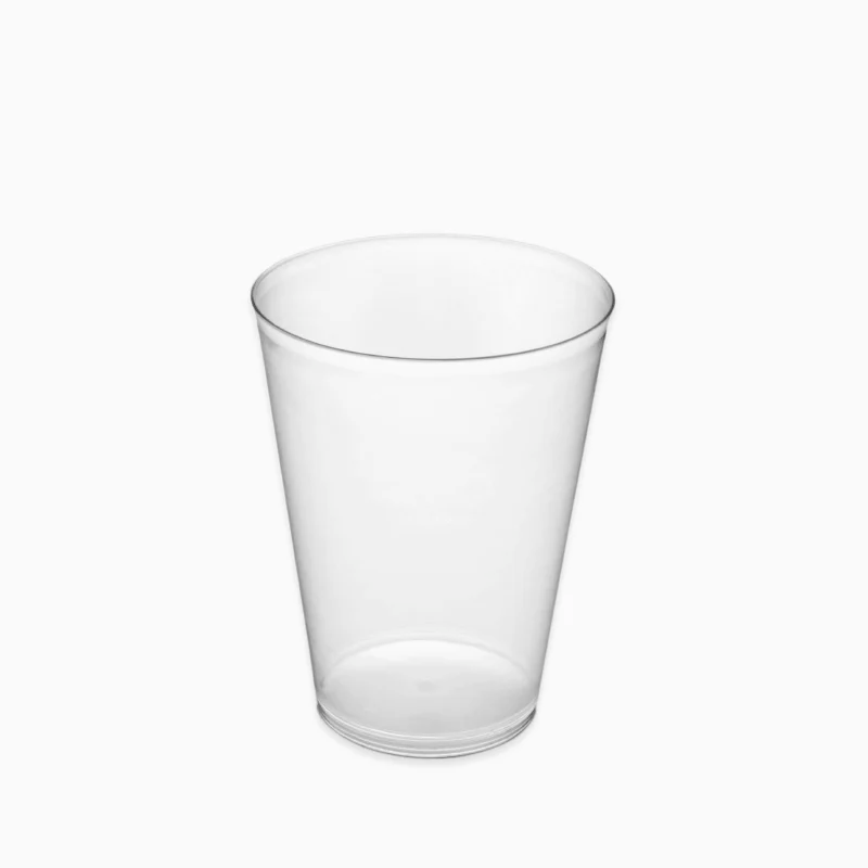 Vaso Cubata Ancho Plástico Reutilizable PP Transparente 480cc 4 uds ...