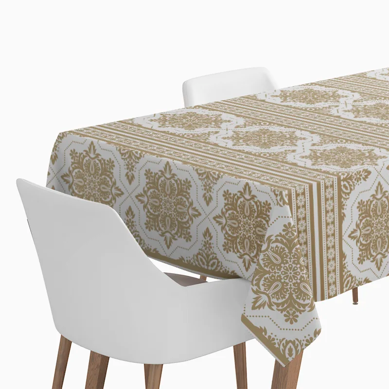 Christmas Tablecloth Roll 1.20 x 5 m Gala Gold - Festive decoration ...