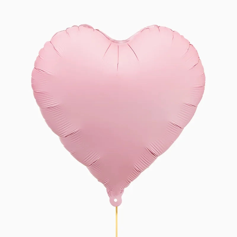 Globo Foil 45 cm Corazón Rosa Pastel - Perfecto para Celebraciones – Oh ...