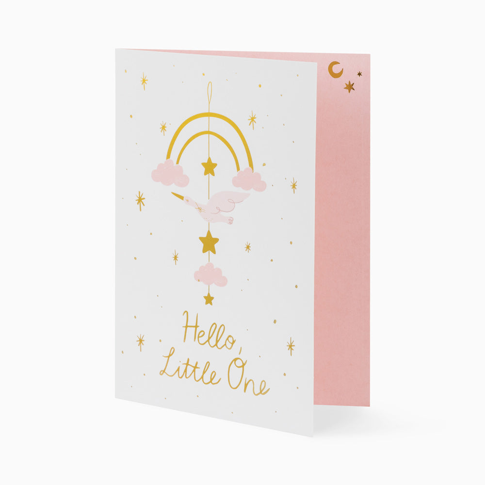 "Hello Little One" card my first birthday pastel – Oh Yeah! by Partylosophy