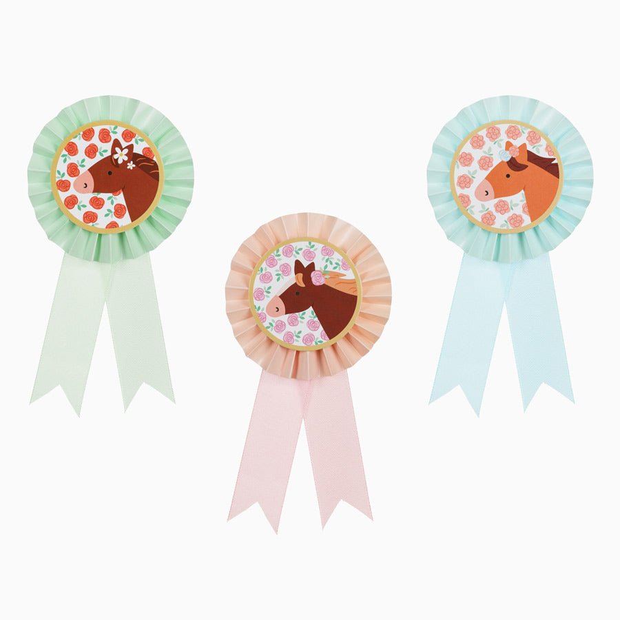 Pin Horses - 3 pins set for theme parties – Oh Yeah! by Partylosophy