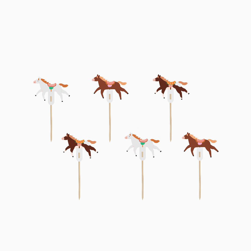 Topper Tarta Caballos - Decoración Perfecta para Fiestas Temáticas – Oh ...