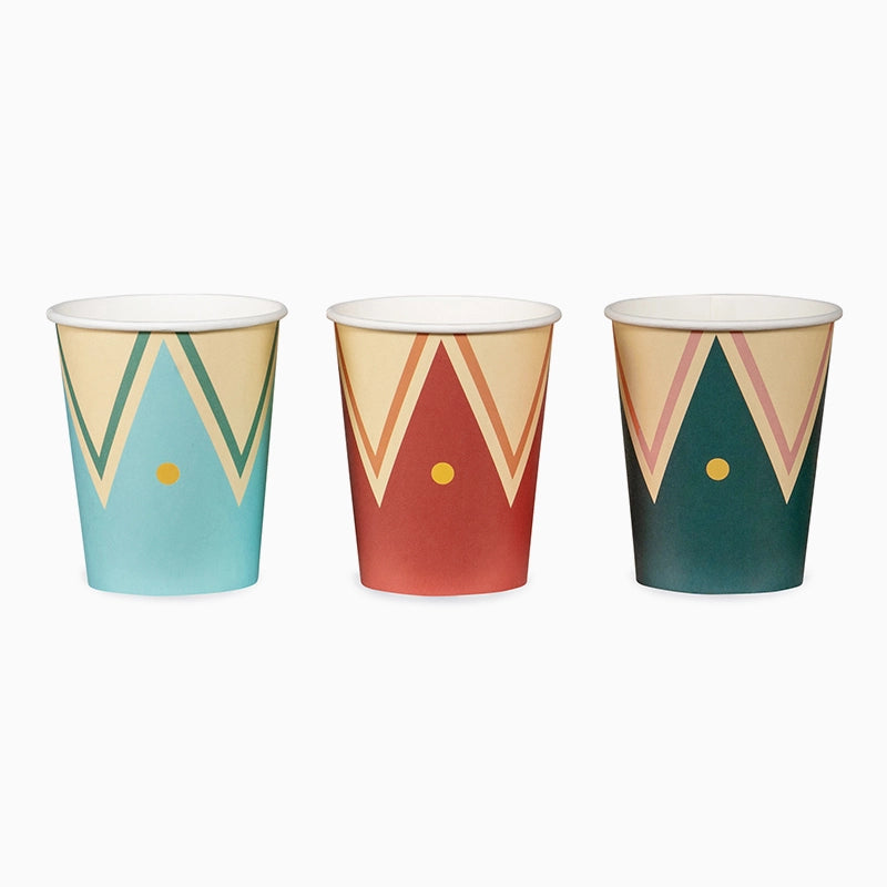 Circus cardboard glass - colorful and sophisticated party vessels – Oh ...