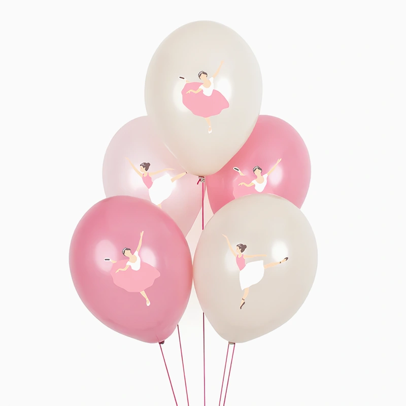 Set Globos 30 cm Látex Bailarina - Perfectos para eventos especiales ...