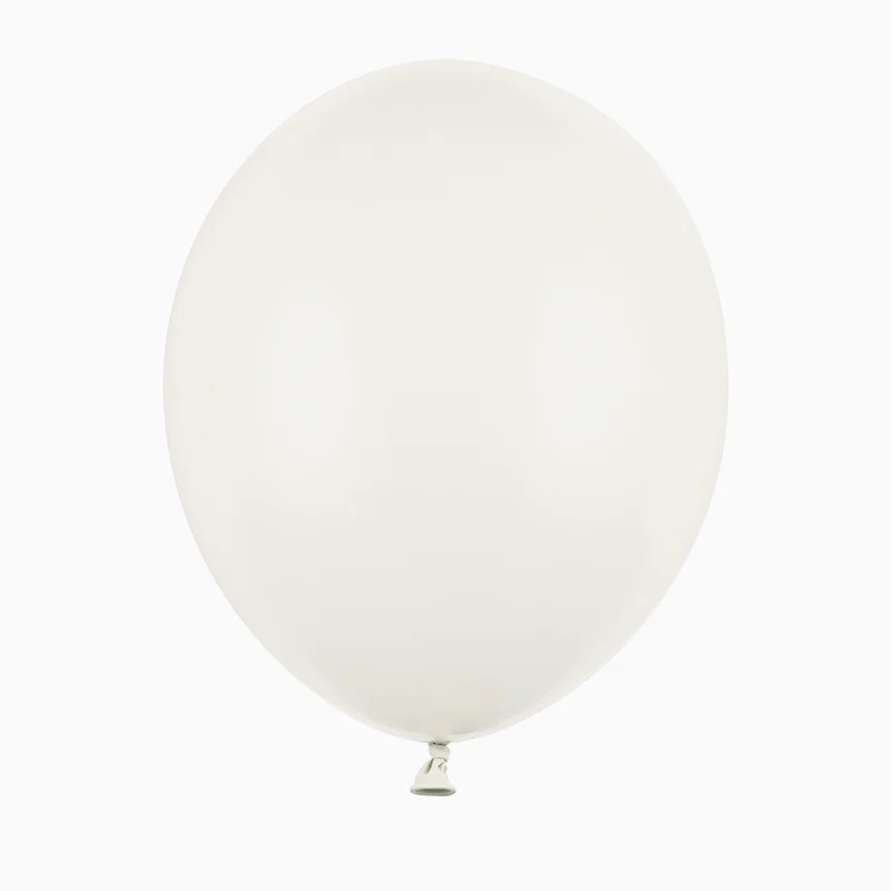 Latex Balloon 12 cm Pastel White - Pack of 10 for Party Decoration – Oh ...