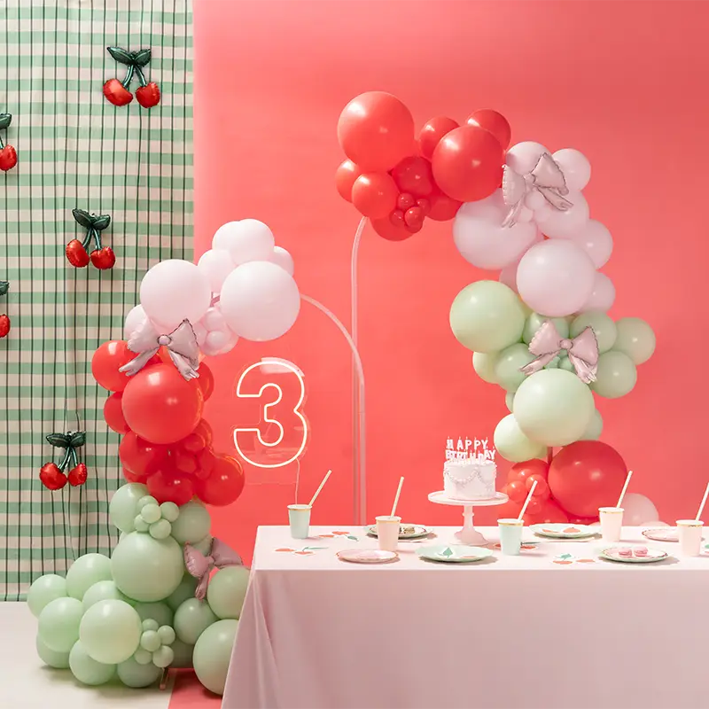 Globo Látex 43 cm Rojo Pastel – Oh Yeah! by Partylosophy