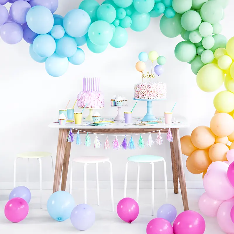 Globo Látex 23 cm Blanco Roto - Pack de 10 globos para fiestas – Oh ...