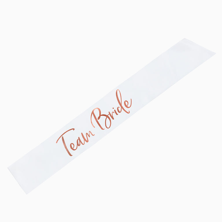 Banda de Tela 'Team bride' Despedida de Soltera – Oh Yeah! by Partylosophy