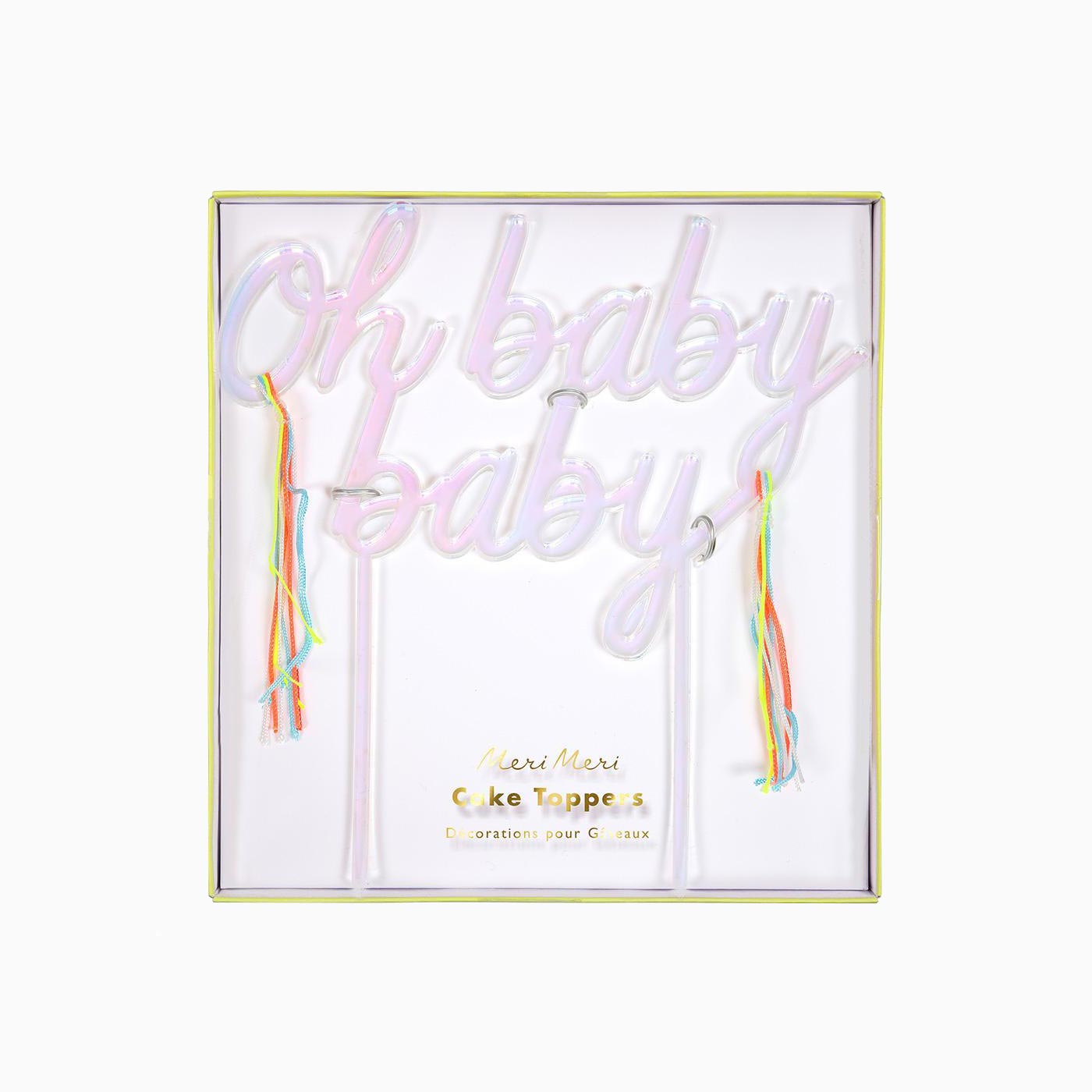 Topper Cake "Oh Baby Baby" – Oh Yeah! by Partylosophy