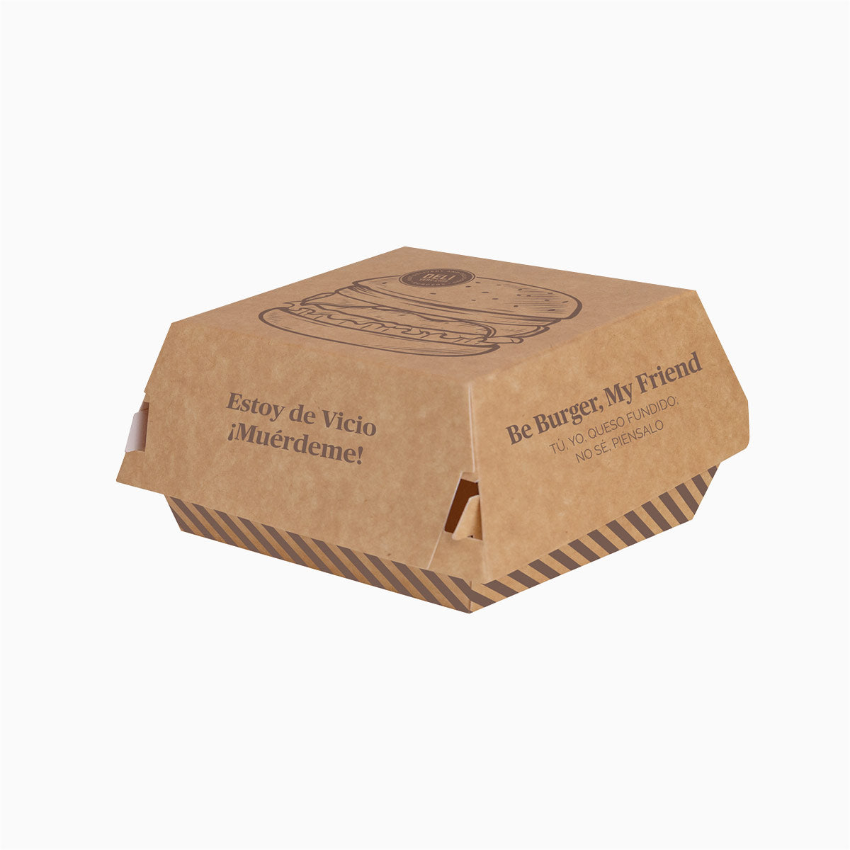 Large hamburger box cardboard 1 | Oh Yeah! By Partylosophy – Oh Yeah ...