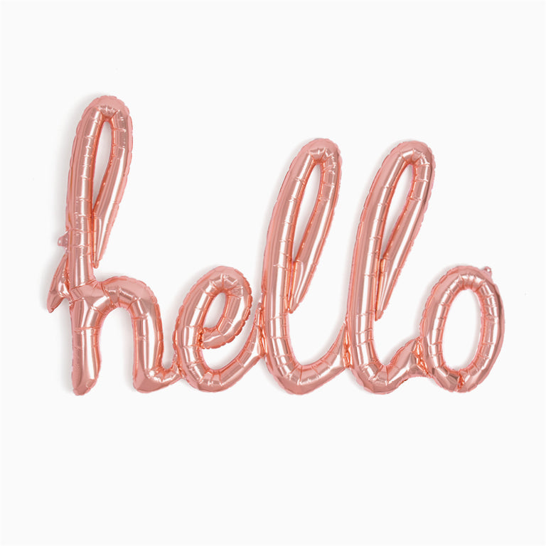 Globo Hello Foil - Pack de 1 globo decorativo para fiestas – Oh Yeah ...