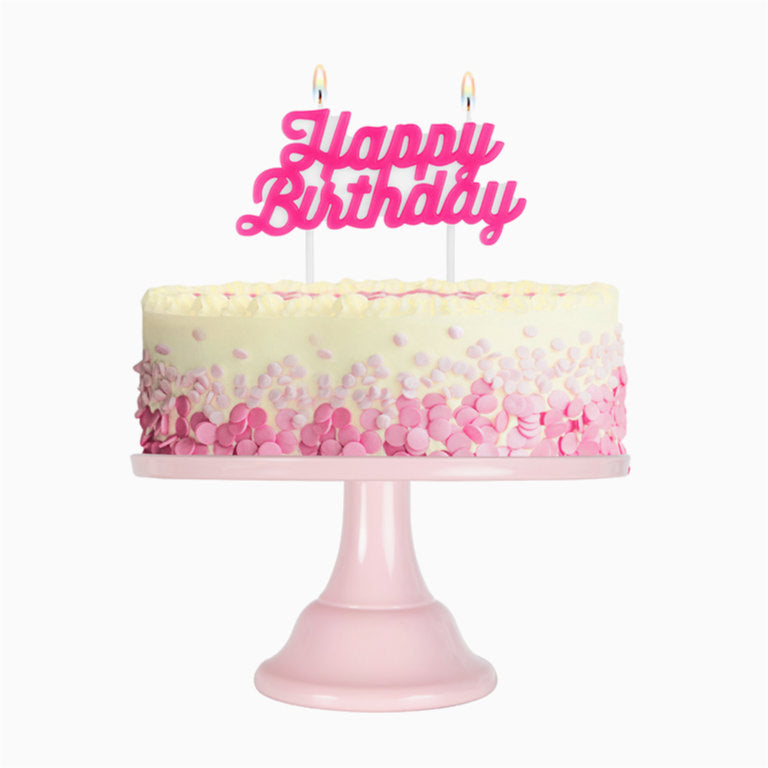 Vela "Happy Birthday" Rosa – Oh Yeah! by Partylosophy