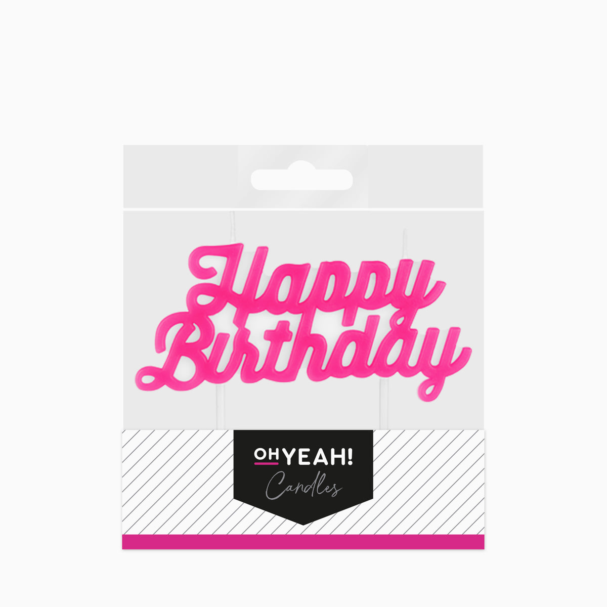 Vela "Happy Birthday" Rosa – Oh Yeah! by Partylosophy