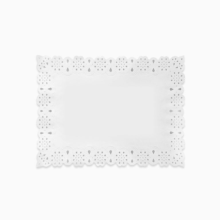 Blonda rectangular blanco 7uds | Oh Yeah! by Partylosophy