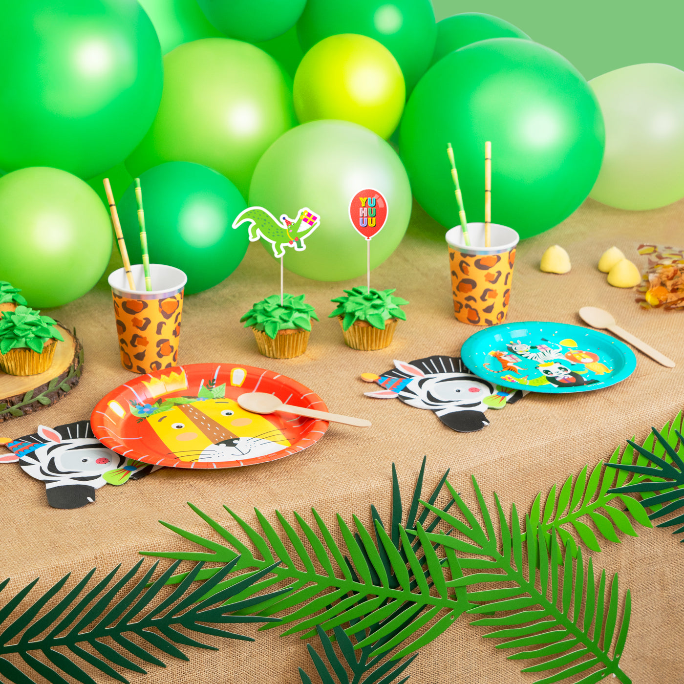 Plato The Magic Jungle / Pack 8 uds – Oh Yeah! by Partylosophy