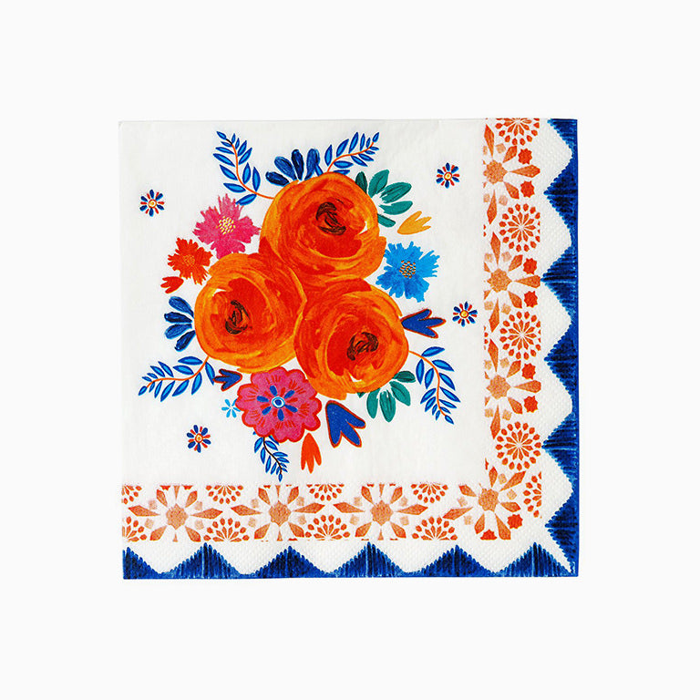 BoHo Floral paper napkins for parties and birthdays – Oh Yeah! by ...